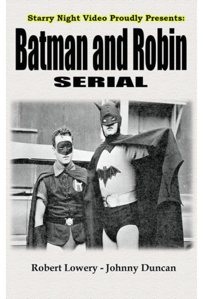 Batman and Robin (1949 Serial) DVD-R - Starry Night Video | OLDIES.com